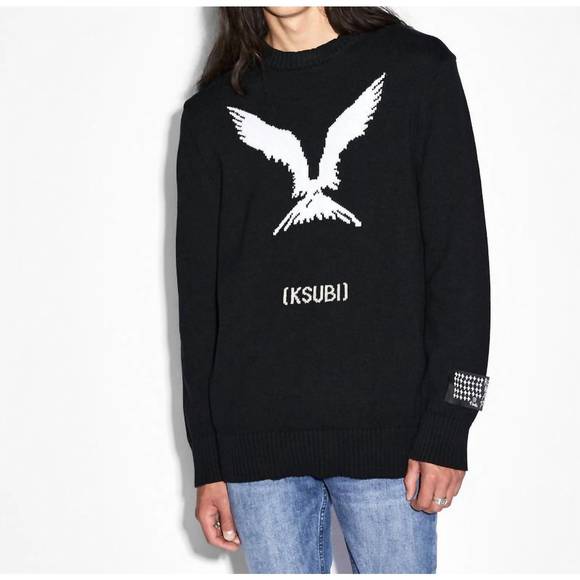 Ksubi | Sweaters | New Ksubi Euphoric Knit Crew In Black | Poshmark